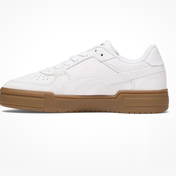 Puma | Shoes | Classic All White Puma With The Gum Sole | Poshmark